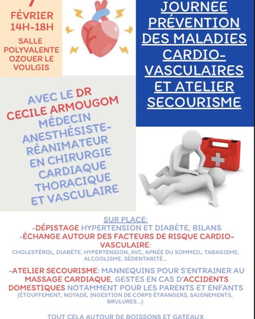 Journée Prévention des Maladies Cardio-Vasculaires & Atelier Secourisme ...